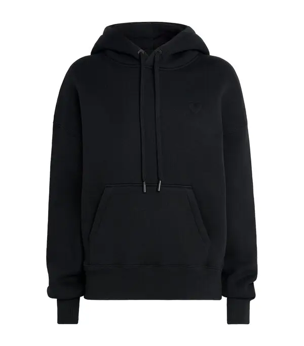 AMI Paris Cotton Embossed De Coeur Hoodie
