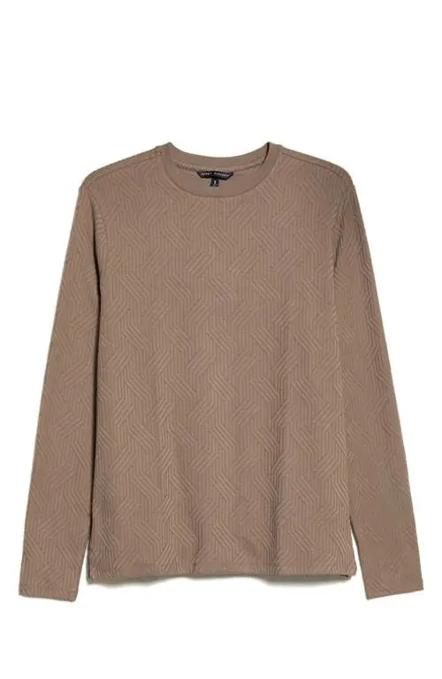 Robert Barakett Anderson Long Sleeve Geometric T-shirt - Sequoia