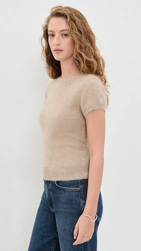 REFORMATION Darcy Brushed Cashmere Pullover