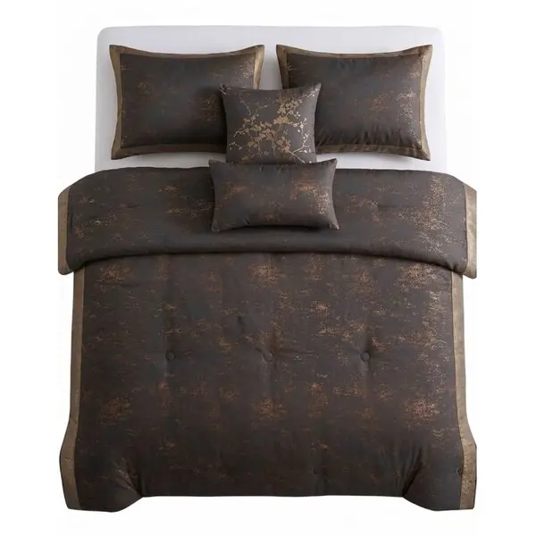 PURE PARIMA Bebejan Texture Jacquard Comforter Set - Grey