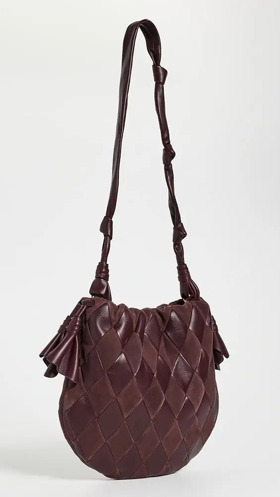 Zimmermann Cloud 91 Suede And Leather Hobo Bag