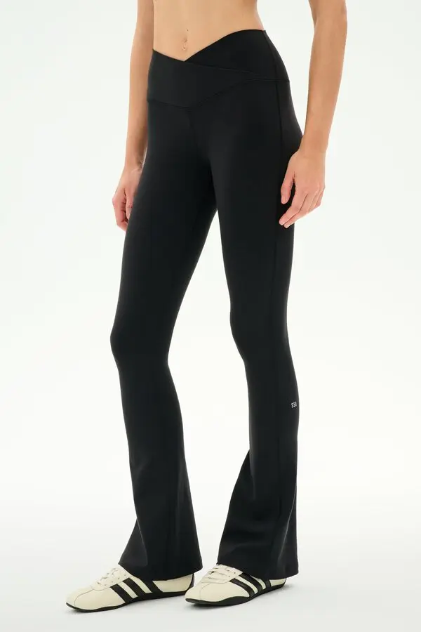 Splits59 Raquel Crossover Supplex Flare - Black