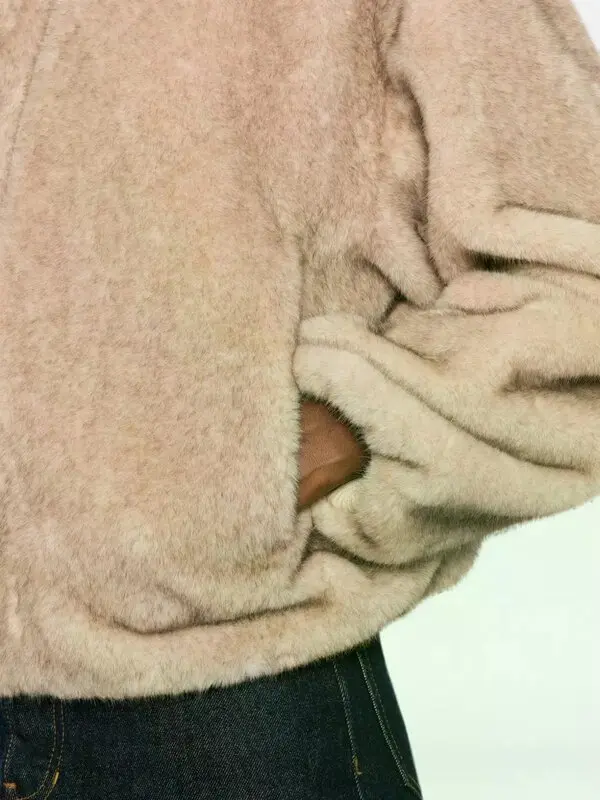 Maje Abrigo Texturizado Con Cuello Esmoquin | | Hn