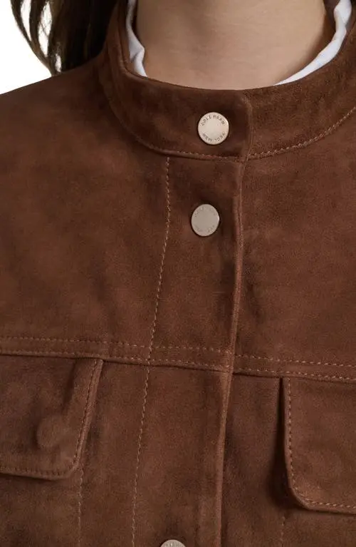 Cole Haan Convertible Collar Leather Jacket