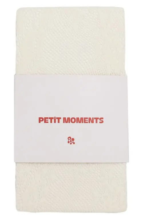 PETIT MOMENTS Stretch Lace Tights - White