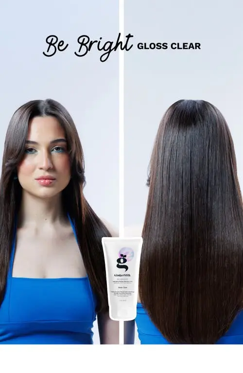 GINGER MILK NATURAL CARE Frizz Control Pre Shampoo And Gloss Set