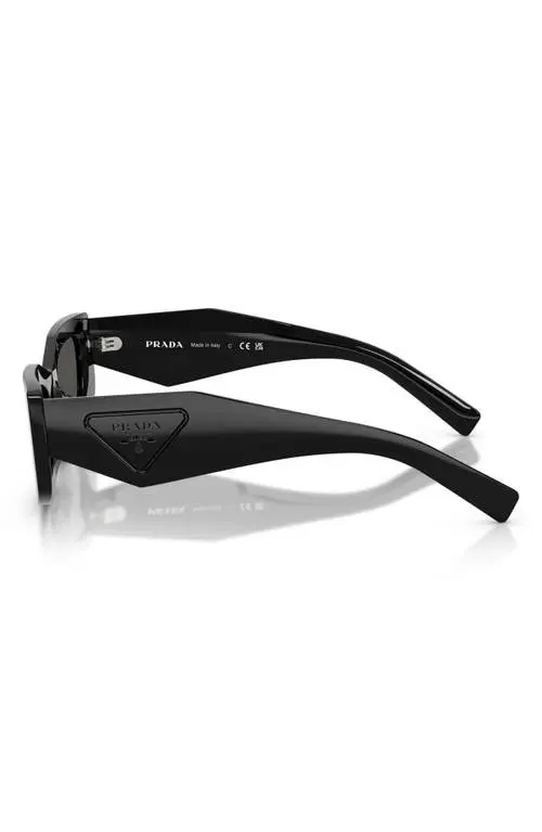 Prada 51mm Rectangular Sunglasses
