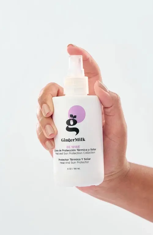 GINGER MILK NATURAL CARE Heat Protectant Treatment For Blow Drying And Styling