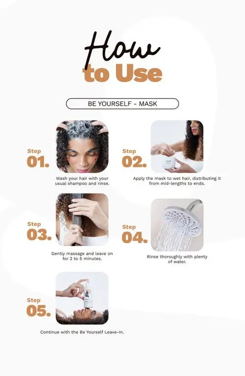GINGER MILK NATURAL CARE Hydrating Curl Defining Deep Conditioning Hair Mask