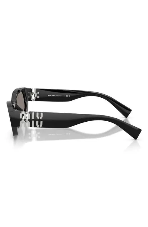 Miu Miu 53mm Irregular Sunglasses