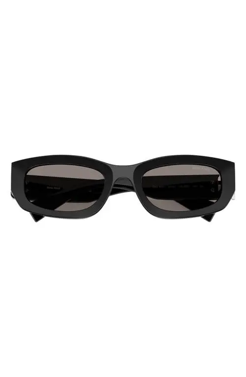Miu Miu 53mm Irregular Sunglasses