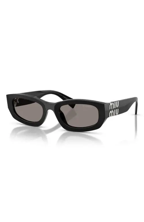 Miu Miu 53mm Irregular Sunglasses