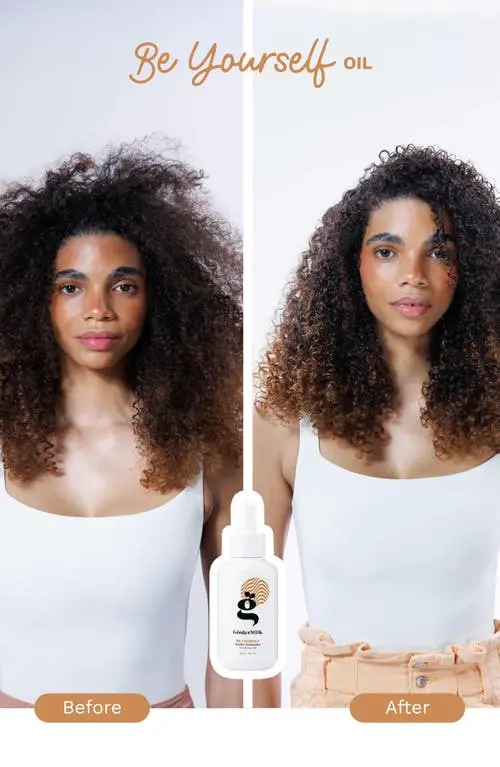 GINGER MILK NATURAL CARE Curl Defining Finishing Hair Oil
