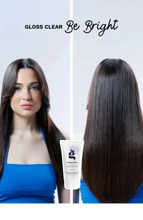 GINGER MILK NATURAL CARE Clear Shine Gloss Treatment For Dull Hair