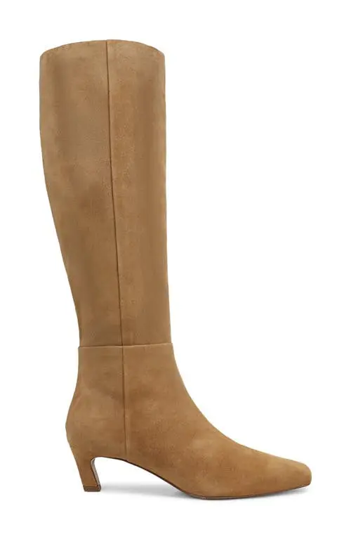 Sam Edelman Perla Knee High Leather Boot - Bamboo Brown