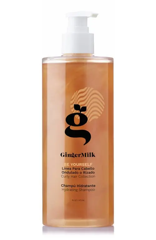 GINGER MILK NATURAL CARE Hydrating Curl Defining Shampoo For Curly Hair