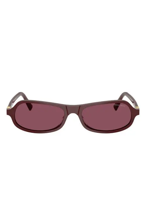 Miu Miu 55mm Irregular Sunglasses