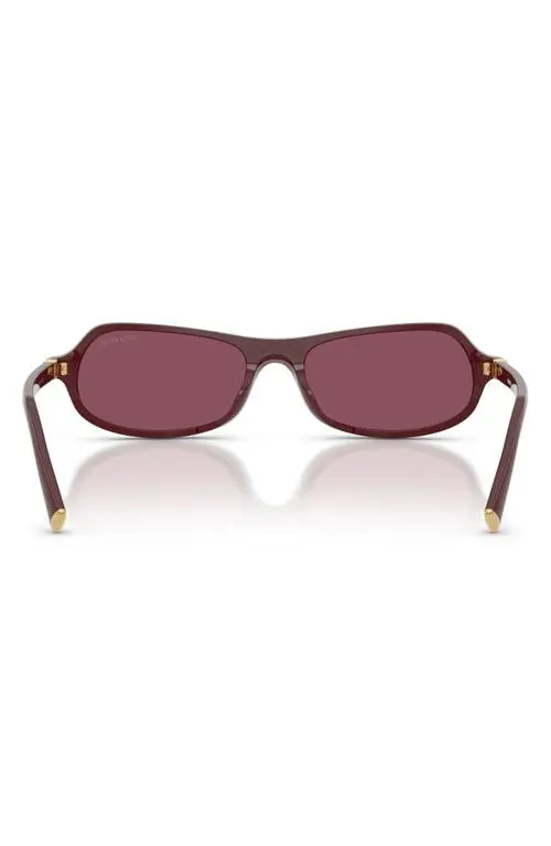 Miu Miu 55mm Irregular Sunglasses