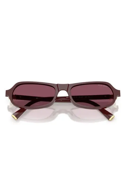 Miu Miu 55mm Irregular Sunglasses