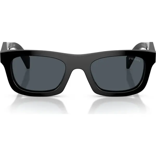 Prada 53mm Pillow Sunglasses - Black/dark Grey