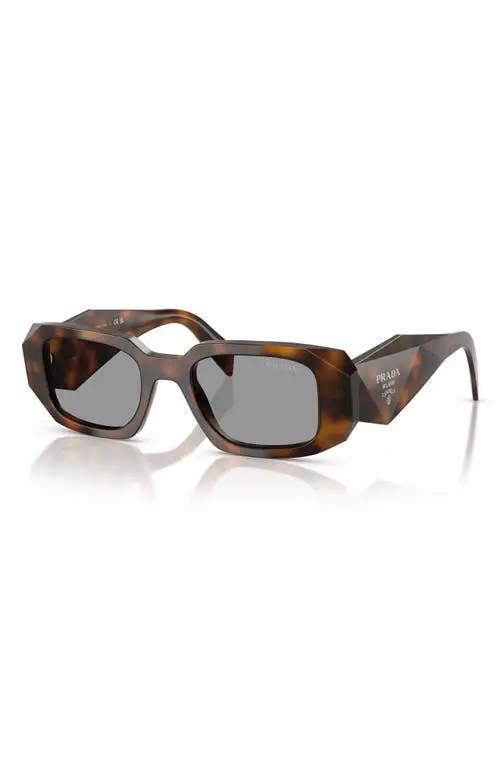 Prada 51mm Rectangular Sunglasses