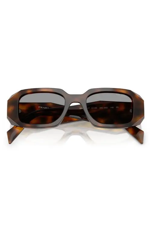 Prada 51mm Rectangular Sunglasses
