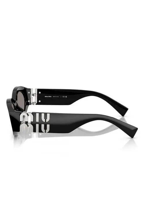 Miu Miu 54mm Rectangular Sunglasses