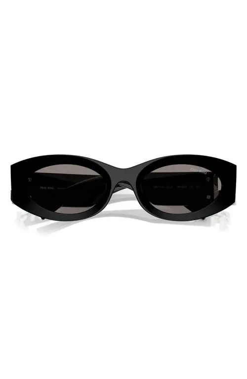 Miu Miu 54mm Rectangular Sunglasses
