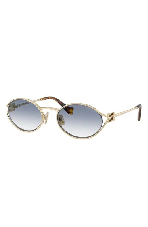 Miu Miu 54mm Gradient Oval Sunglasses