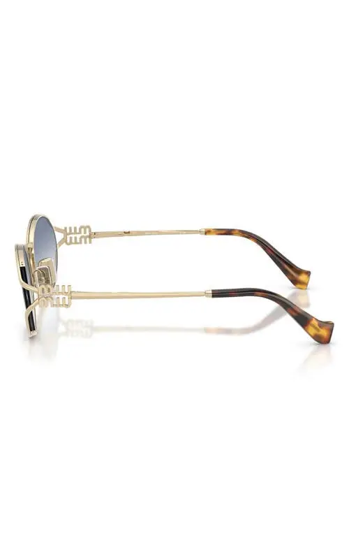 Miu Miu 54mm Gradient Oval Sunglasses