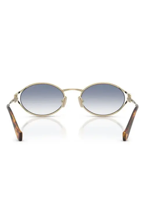 Miu Miu 54mm Gradient Oval Sunglasses