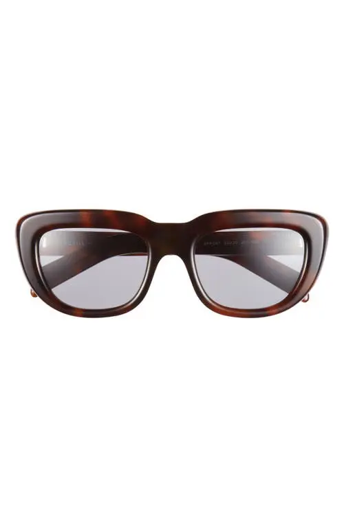 Prada 53mm Rectangular Sunglasses - Tortoise/grey