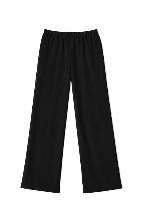 VIR VITA Hilda Pointelle Pant - Black