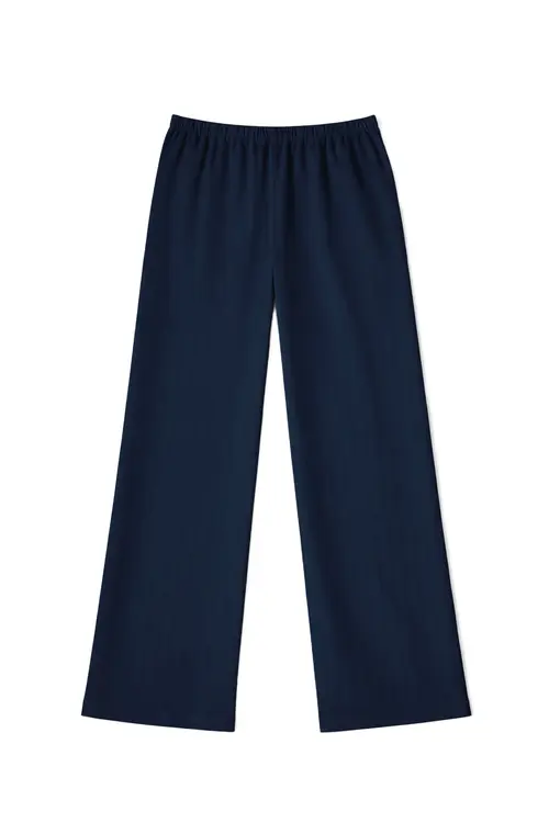 VIR VITA Hilda Pointelle Pant - Midnight