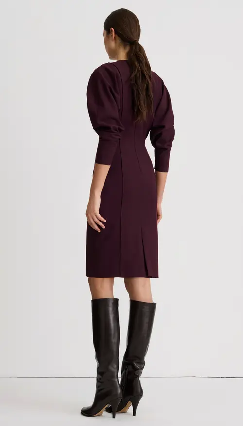 Smythe V-neck Dolman Dress