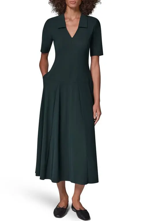 Donna Karan New York A-line Maxi Dress - Blk Forest