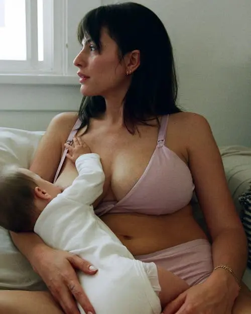 KINDRED BRAVELY Softstretch Cotton Maternity And Nursing Bralette - Lilac Mist