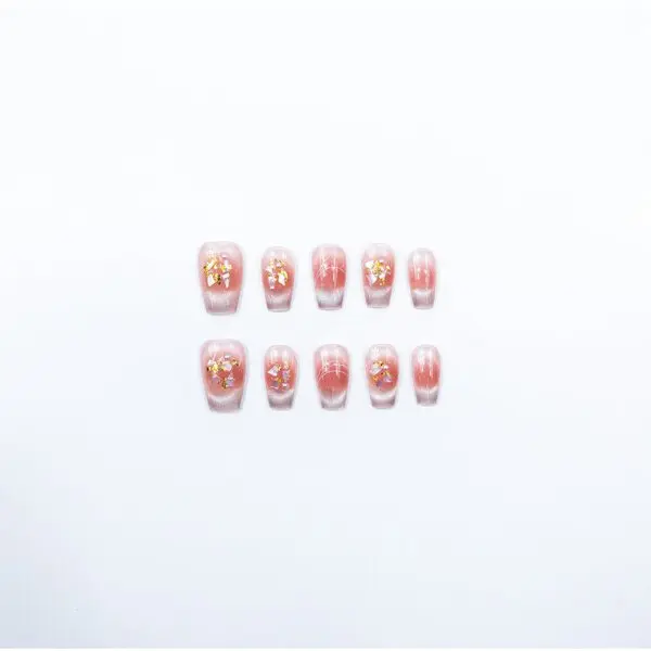 3H NAILS 3h Luxury Handmade Press-on Nailsrosy Glow - Pink
