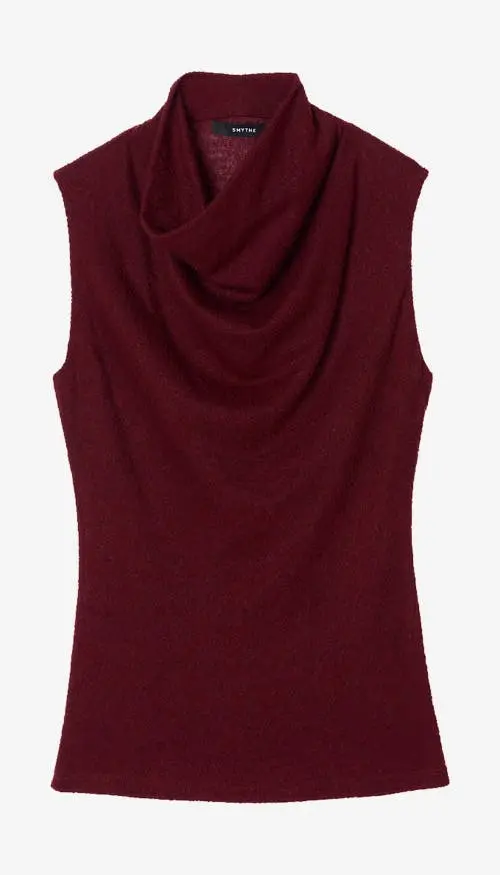 Smythe Cowl Neck Knit Shell