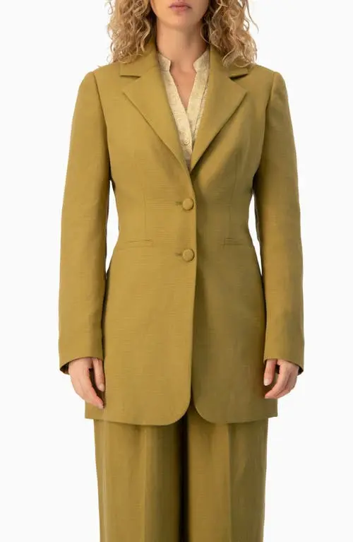 IVONNE Two-button Single-breasted Fitted Tailored Blazer