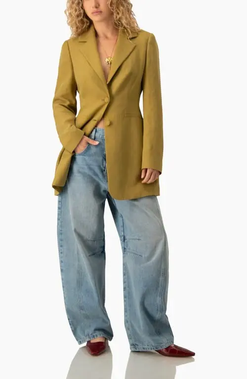 IVONNE Two-button Single-breasted Fitted Tailored Blazer