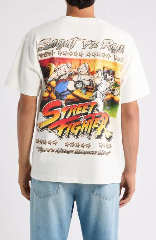ID SUPPLY CO Street Fighter Stronger Graphic T-shirt
