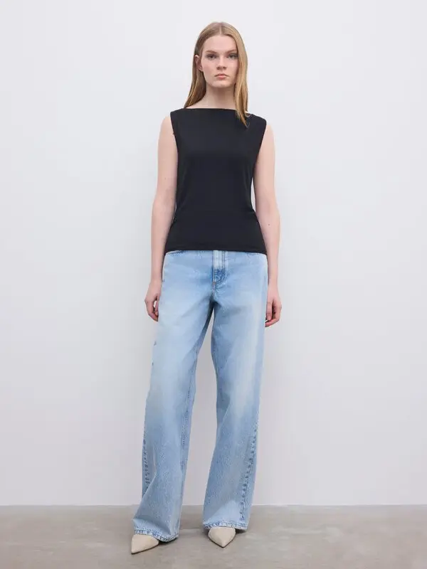 HOUSE OF DAGMAR Square Neck Top