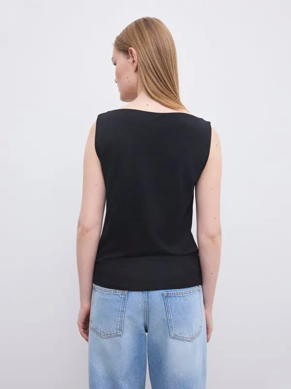 HOUSE OF DAGMAR Square Neck Top