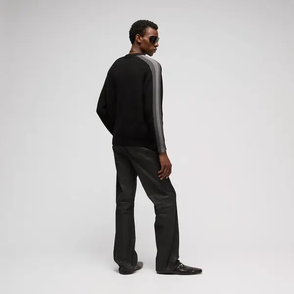 Gucci Rib Wool Cardigan With Muted Web