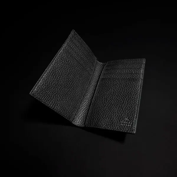 Gucci Web Trademark Card Case Leather