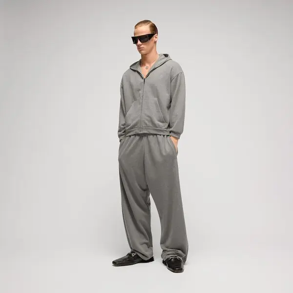 Gucci Cotton Cashmere Jersey Leisure Pants - Grey