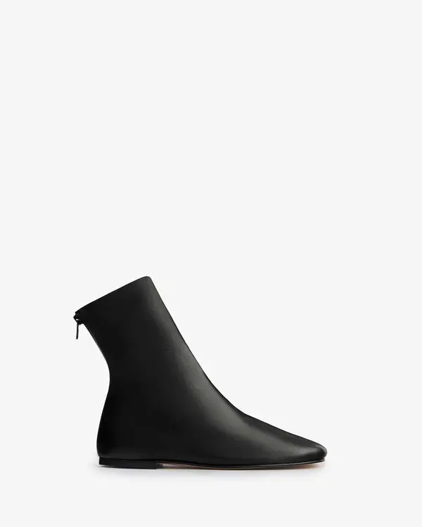 JUDE Floor Ankle Boot In Leather