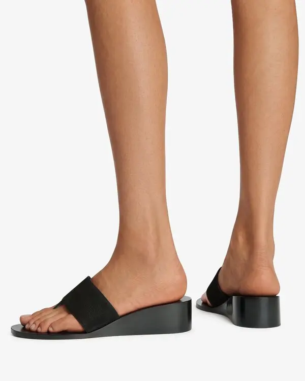 JUDE Lucille Wedge Sandal Nubuck Leather