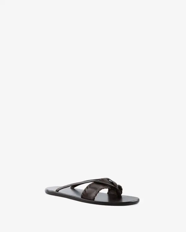 JUDE Helena Flat Mocha Leather - Brown